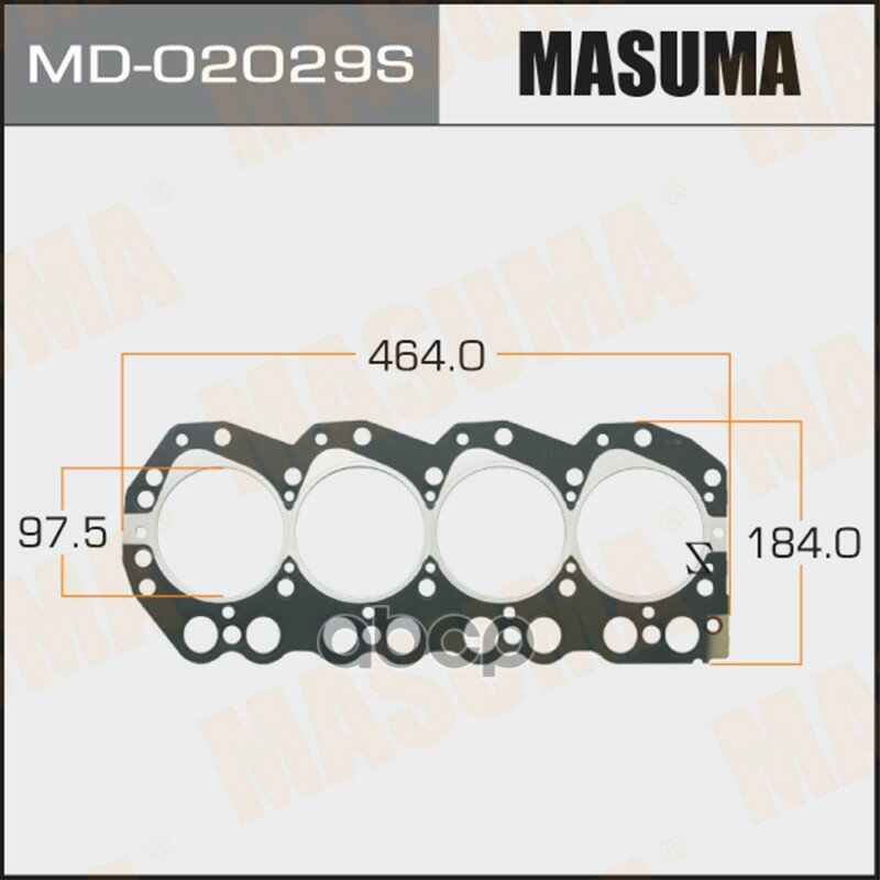 Прокладка ГБЦ Masuma арт. MD-02029S