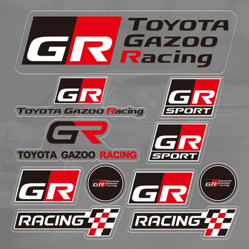 Наклейка на автомобиль JDM Racing Стикеры GR SPORT Тойота