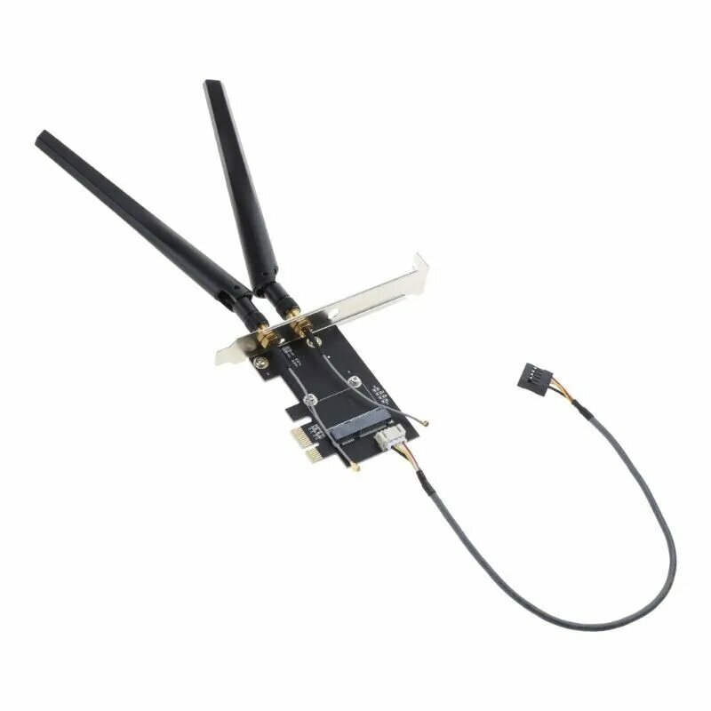 (1 комплект) плата адаптера MINI PCI-E для подключения к PCI-E-черный