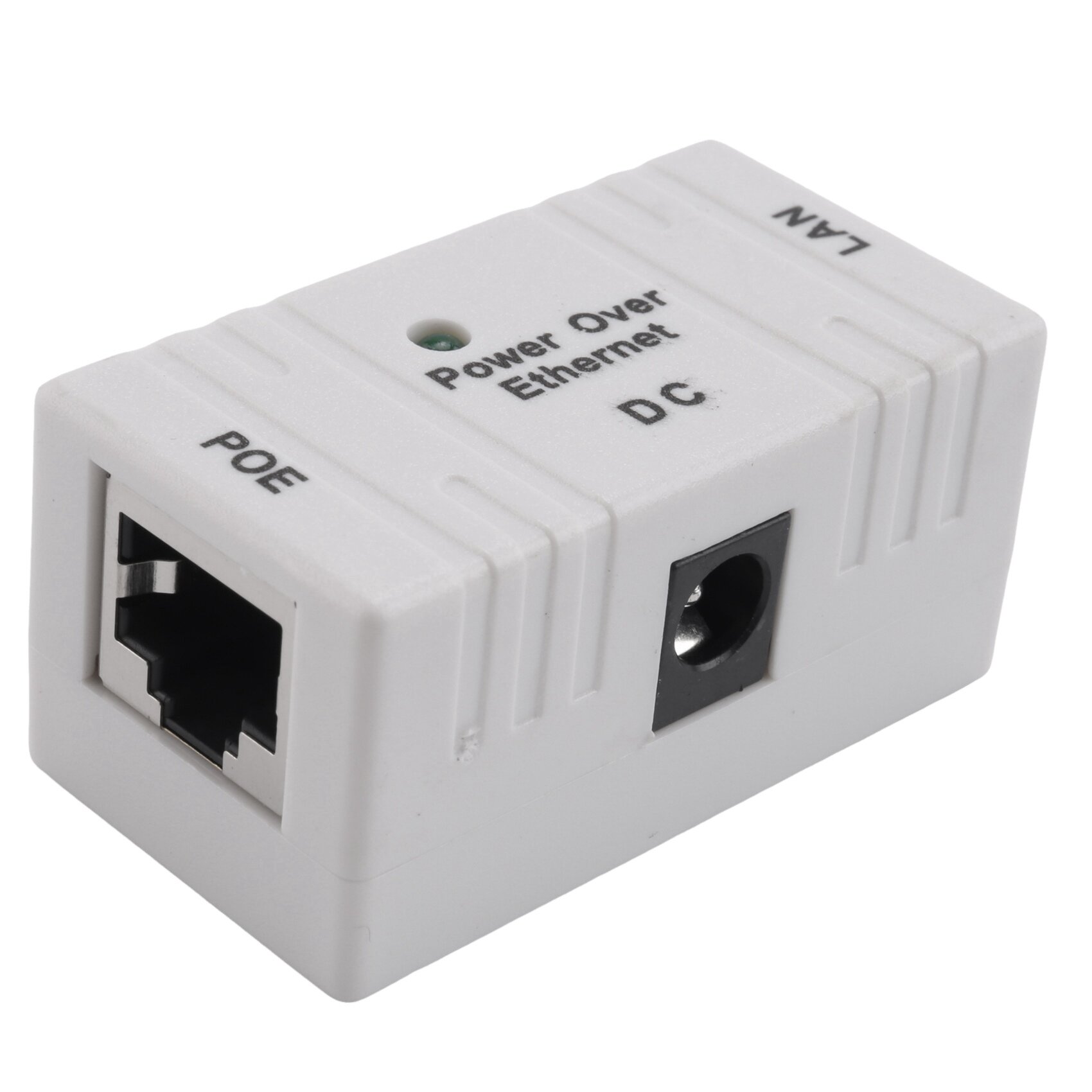 100 Мбит/С, 5 В, 12 24 48 В/1 А Для Модуля Адаптера POE IP-Камеры - Белый