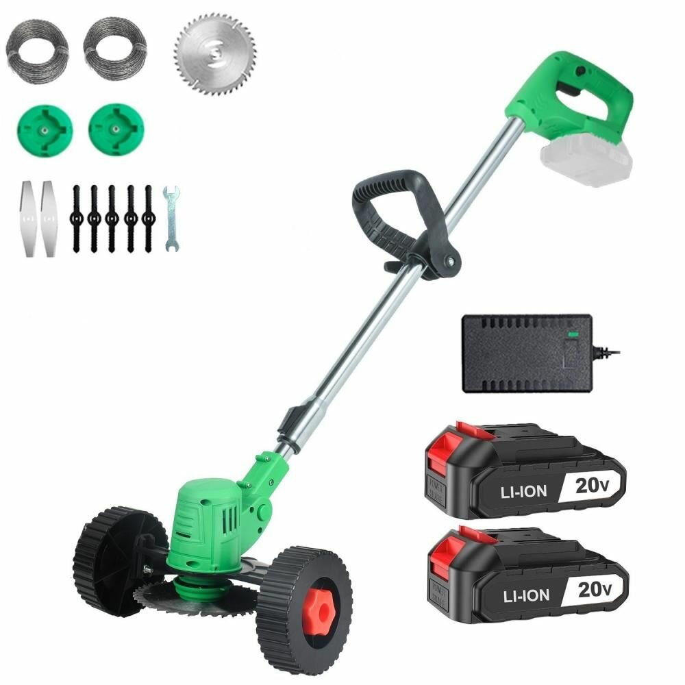 Триммер на колесах аккумуляторный ZITREK GreenCut 20 Pro 20В 2х2Ач 082-2005