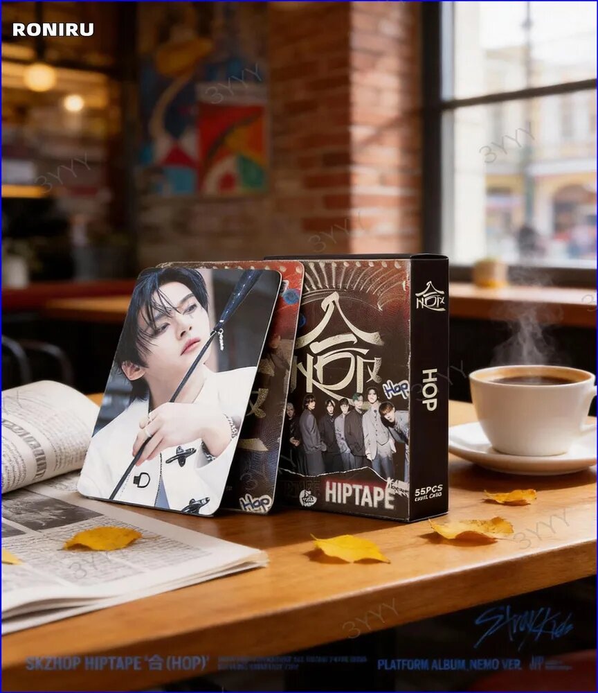 Эксклюзивный набор из 55 гигантских ломокарт и постеров SKZOO Stray Kids от VOFIRROB для поклонников