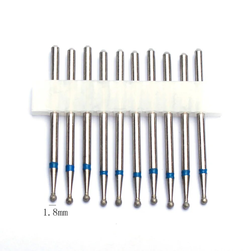 Набор алмазных сверл для ногтей Crazybeaut 10pc-GA25