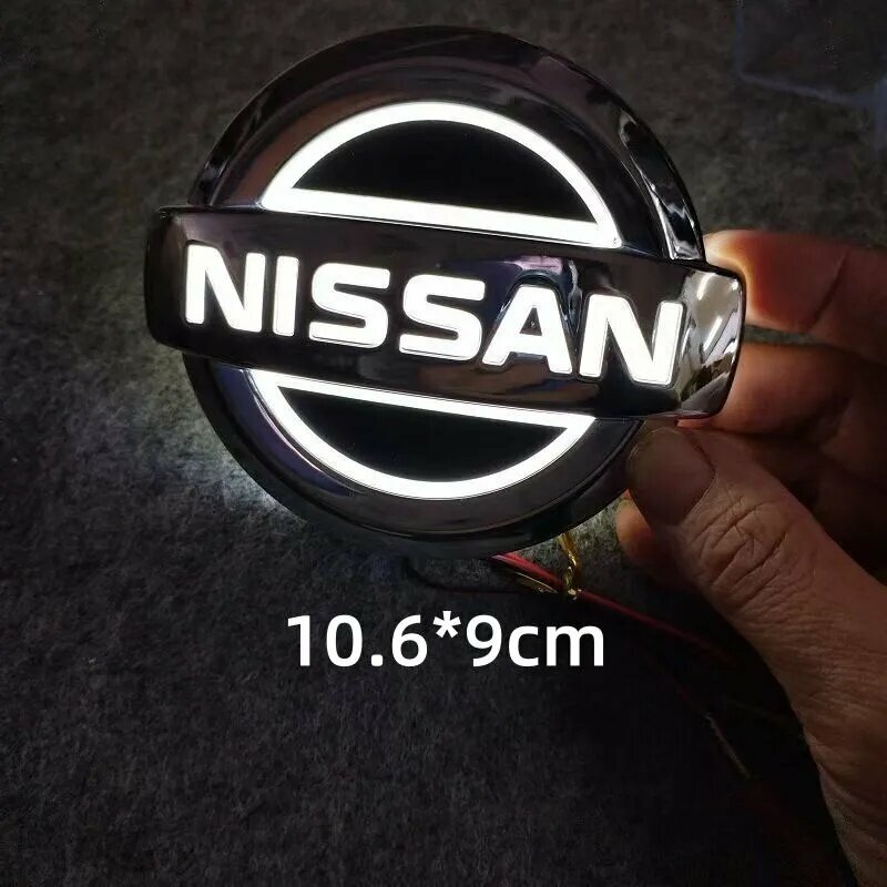 Шильдик эмблема ниссан светящаяся 5D 12V для автомобилей Nissan