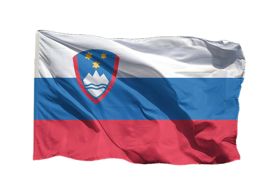 Термонаклейка флаг Словении, 7 шт