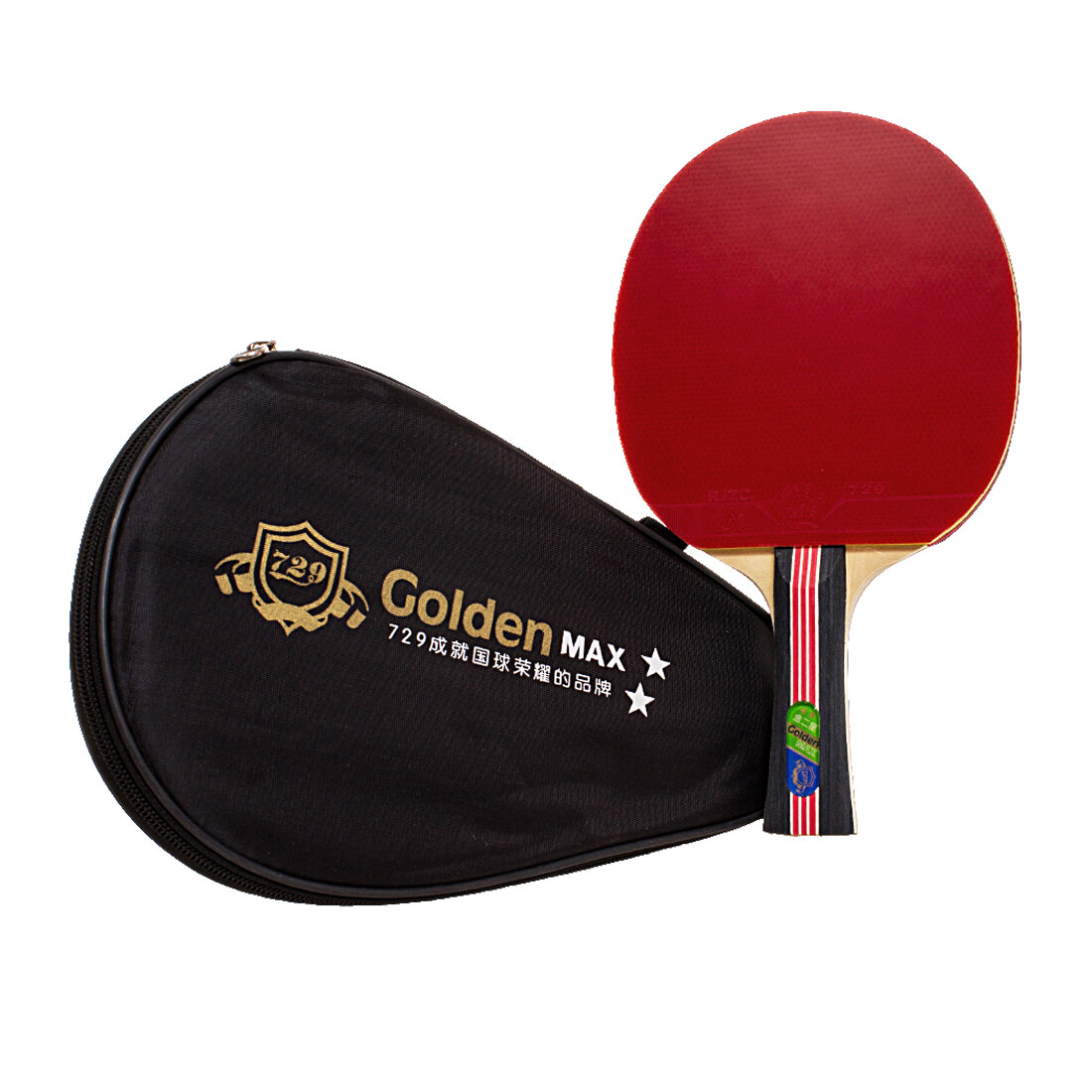 Ракетка для настольного тенниса Friendship 729 Golden Max 2*, CV