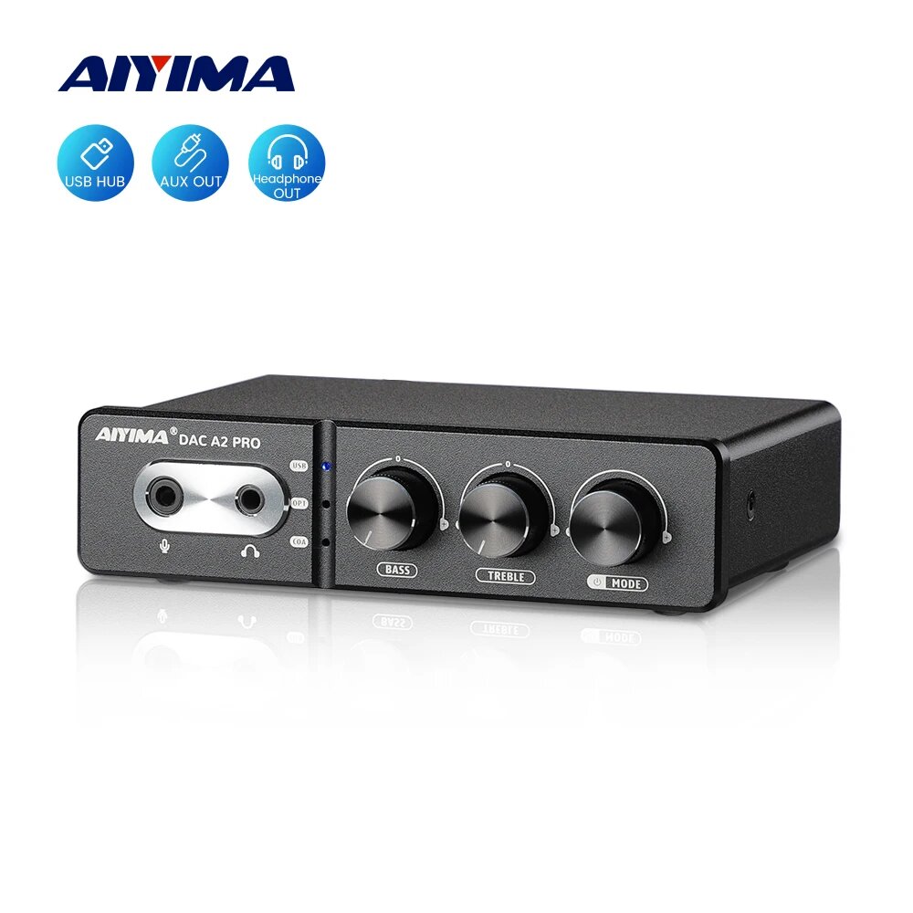 AIYIMA DAC-A2 PRO USB ЦАП усилитель для наушников