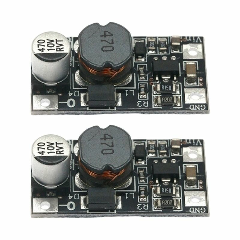 (2 шт.) DC-DC понижающий преобразователь 24V to 12V/5V - 12V 1.5A