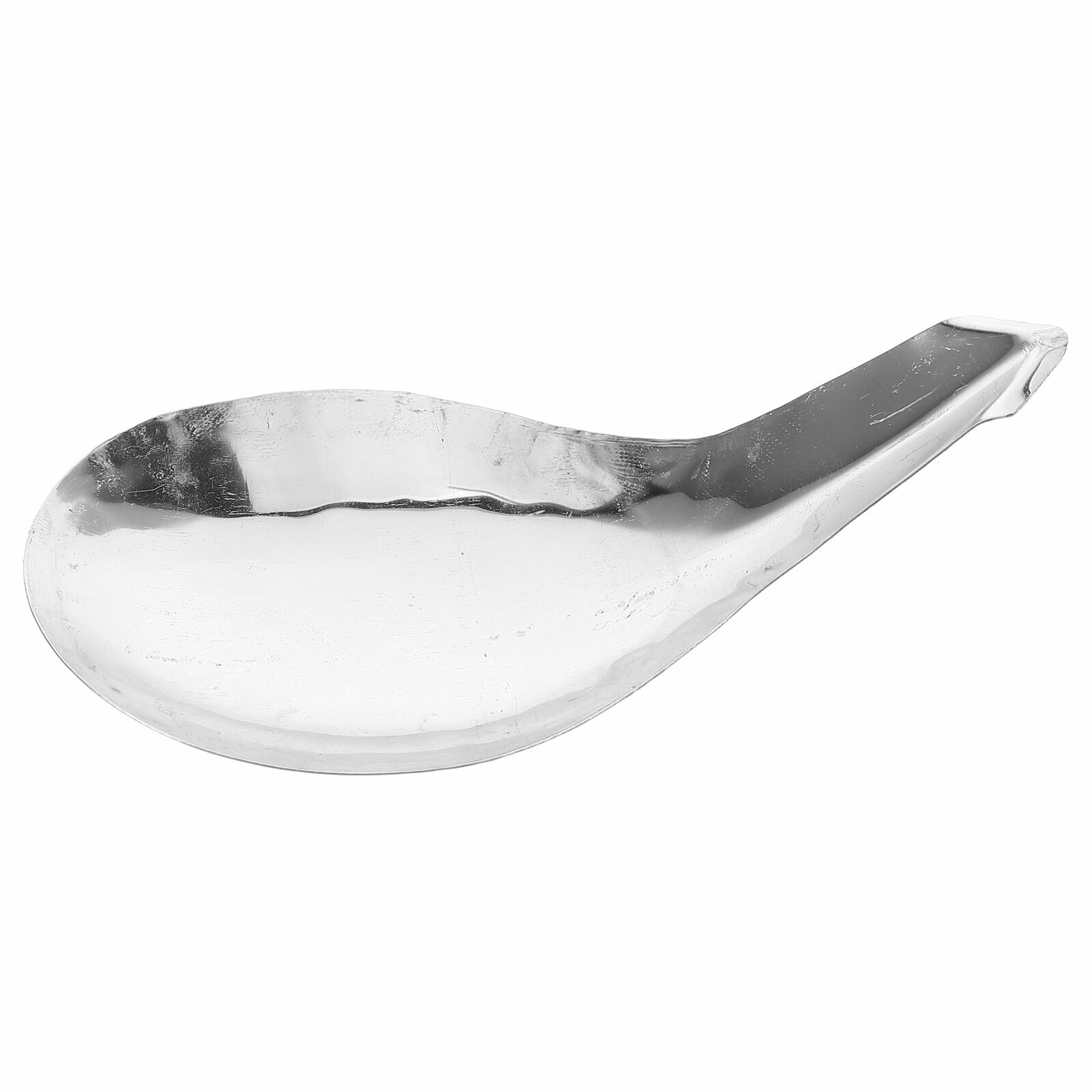 Серебристая ложка из нержавеющей стали для кухни, совок для тофу и соусов