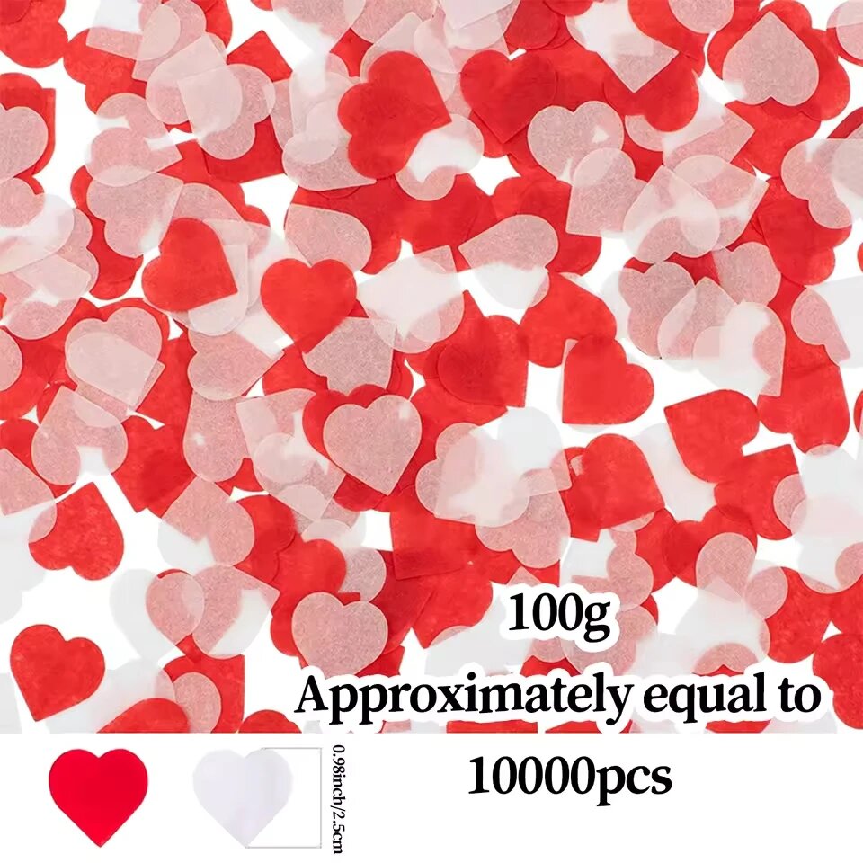 Бумага сердечки для праздника about 100g(10000pcs)