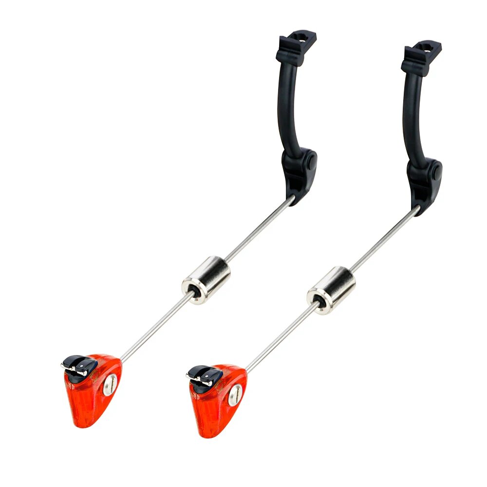 Hirisi B2017 светодиодный свингер для ловли карпа Оранжевый, 2Pcs Red