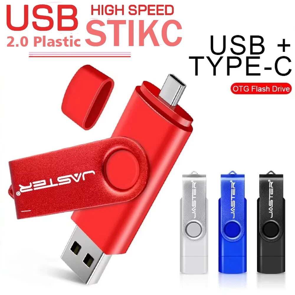 USB 2.0 флешка JASTER 4 ГБ, Black