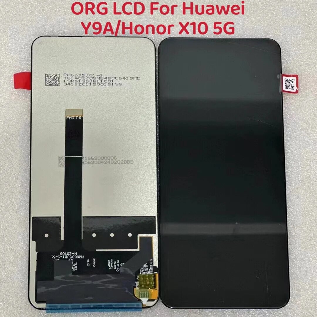6,6-дюймовый IPS ЖК-дисплей Для Huawei Y9A, Совместимый С Дигитайзером Сенсорного Экрана Для Мобильного Телефона Honor X10