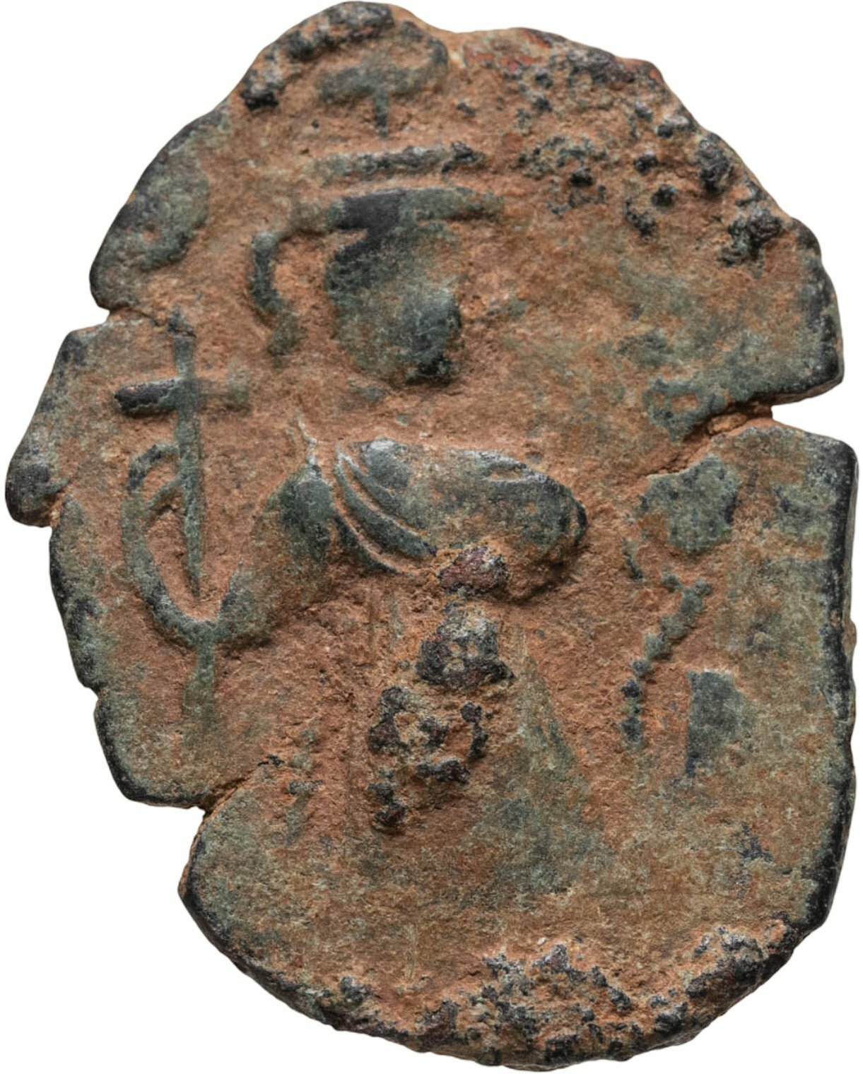 Римская Империя Констанций II 324-361 гг фоллис подражание, в сохранности F-VF