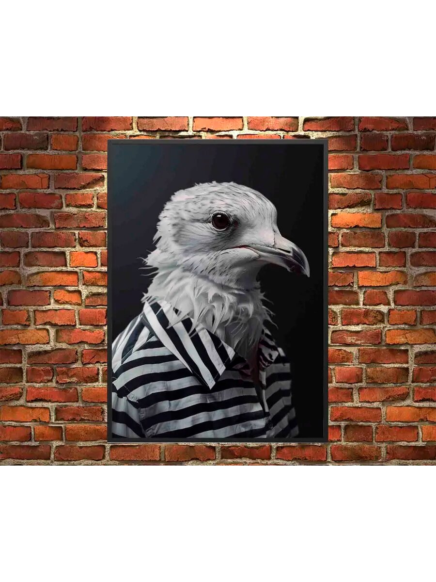 Заключенная птица-чайка 4, Плакат 30x42см