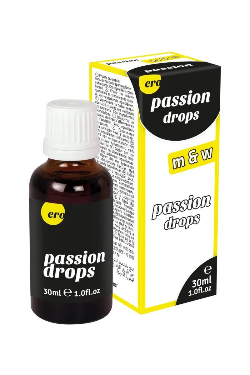 21566 Hot Passion Drops m&w, 30 мл. Капли для мужчин и женщин