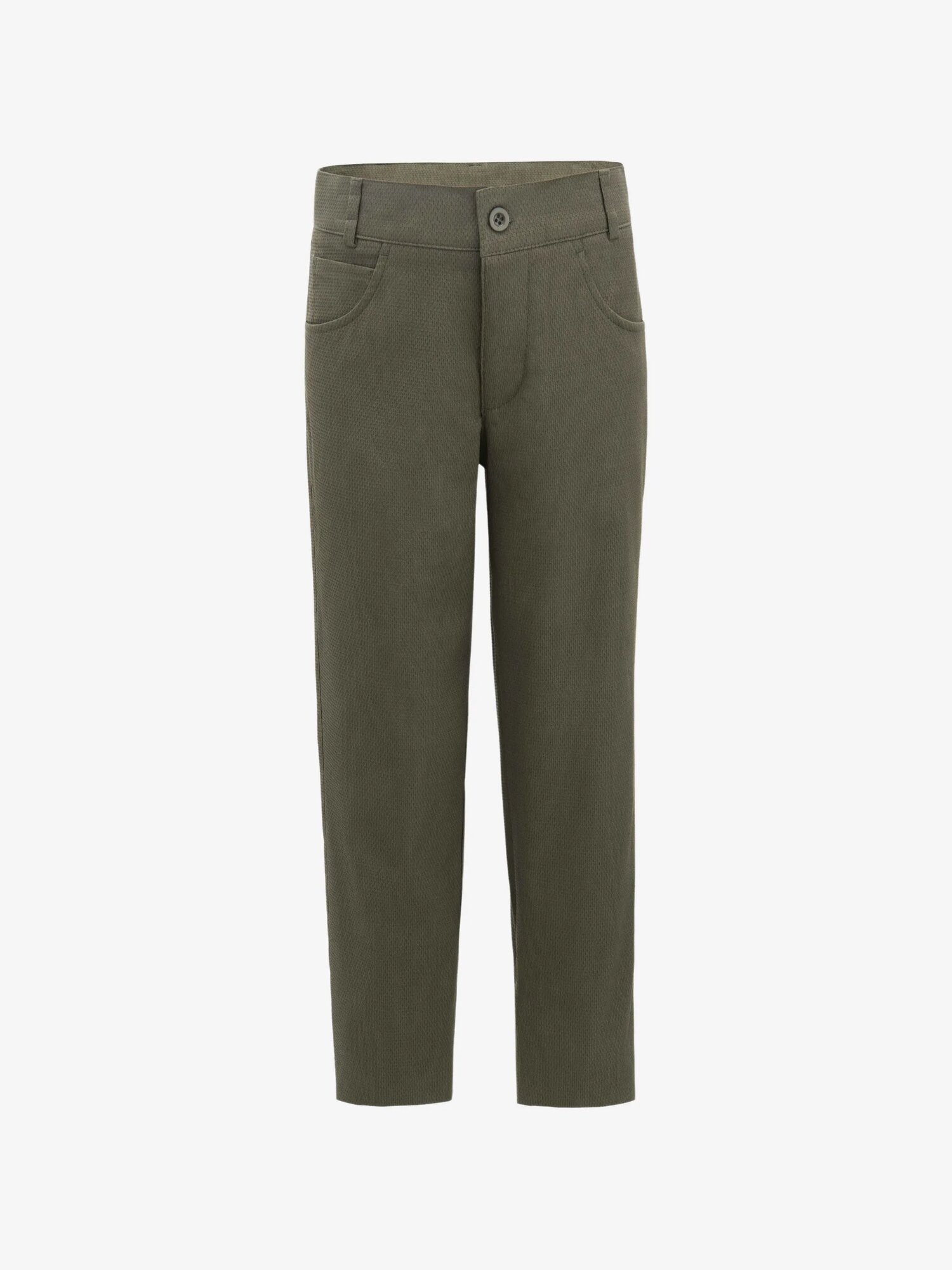 Брюки Straight-leg cotton trousers