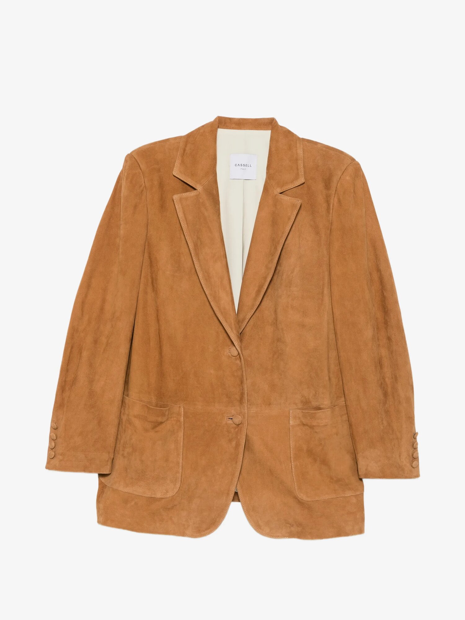 Пиджак Cassell Suede single-breasted blazer, размер 40