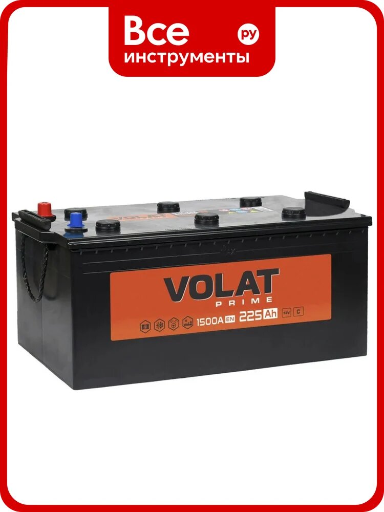 Аккумуляторная батарея VOLAT Prime Professional DOUBLE, 225 А·ч, R+ VPC2254