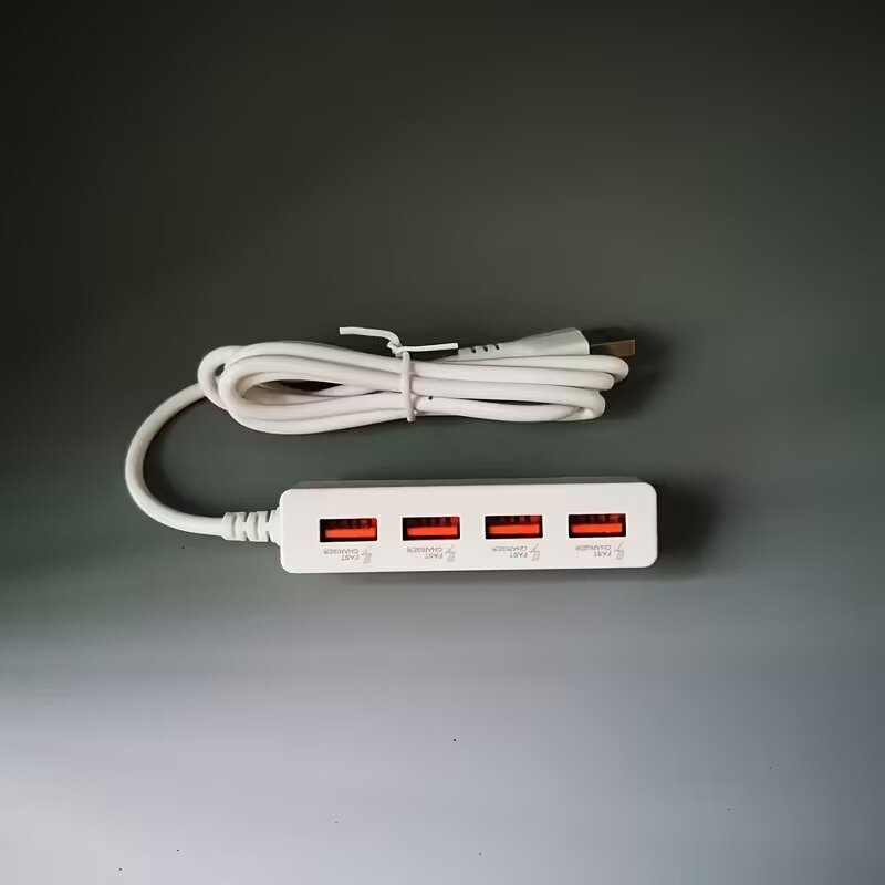 USB-хаб на 4 порта USB 3.0 с портом PD 25W, совместимый с телефонами, наушниками и устройствами USB-C