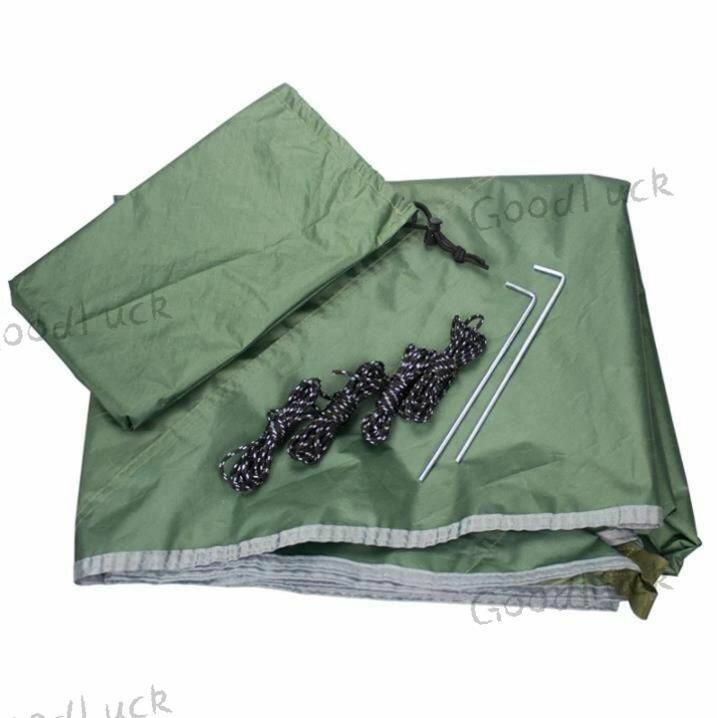 Гамак-палатка 210T waterproof, треугольная, светлая, 1500mm, 260x340 см, для кемпинга, для гамака — фото 1