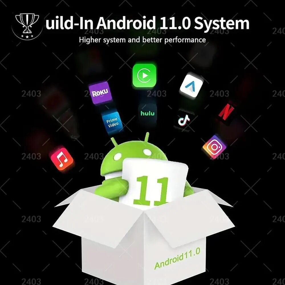 Гобо-проектор, белый, WiFi 6, Android 11.0, 4K Decode, с поддержкой Netflix, Hulu, Disney+ — фото 1