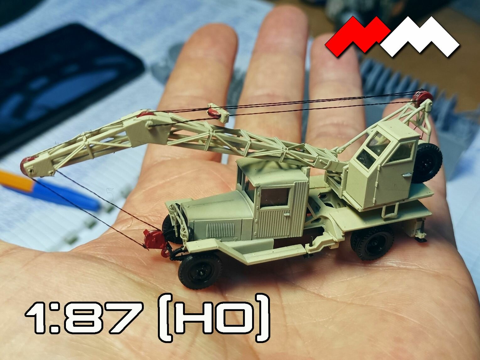 Автокран К-31 на базе ЗиС-5В. 1/87 (Н0)