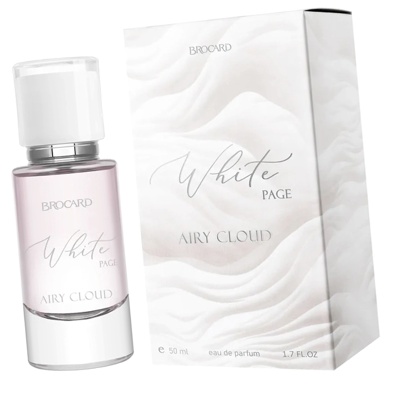 Brocard White Page Airy Cloud парфюмерная вода женская 50 мл - Уайт Пэйдж Воздушное Облако