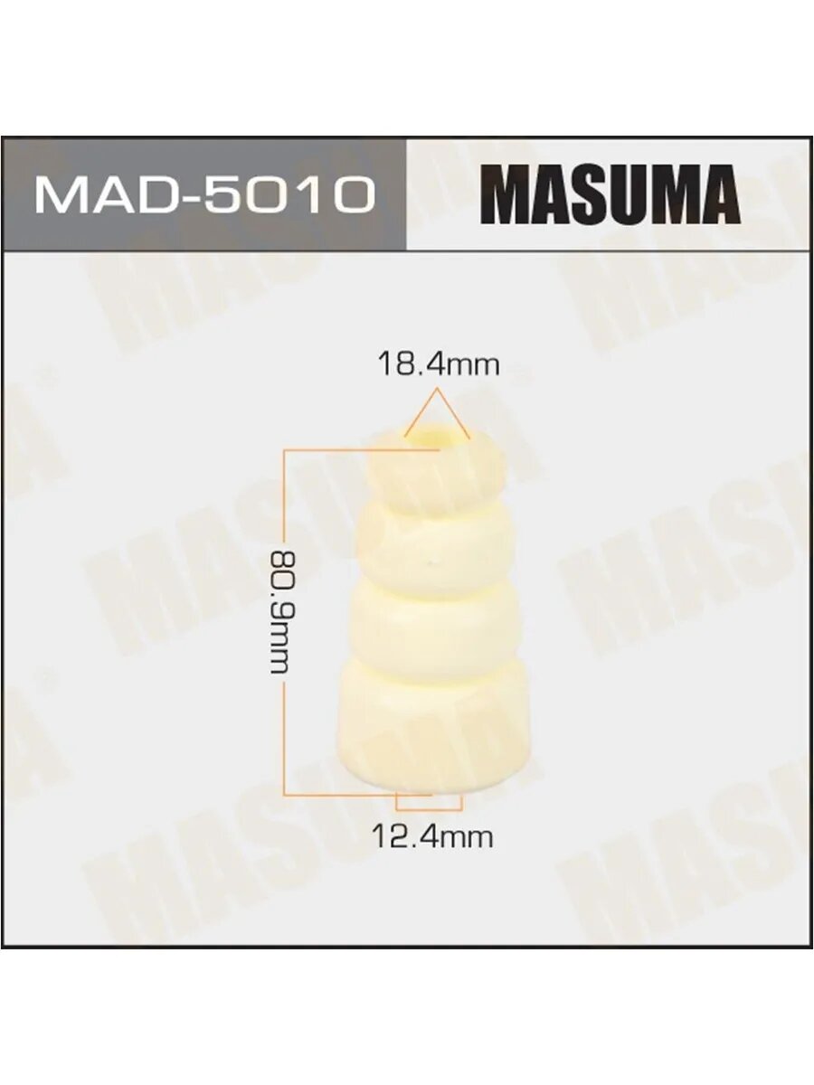 Отбойник амортизатора 12.4 x 18.4 x 80.9, для а/м, арт. MAD5010