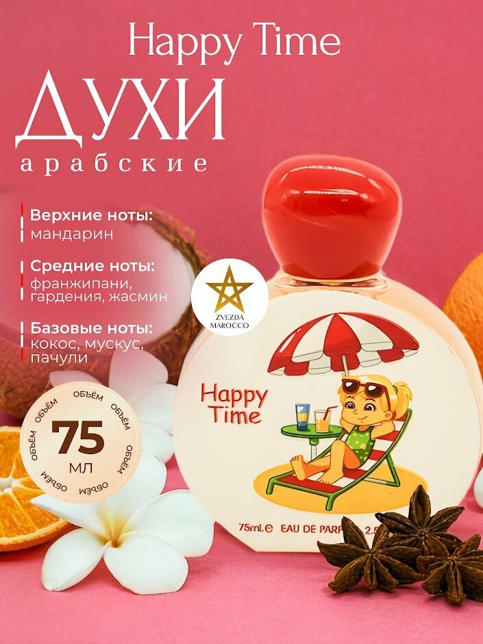 Детские духи Happy Time Хэппи Тайм 75 мл духи для детей