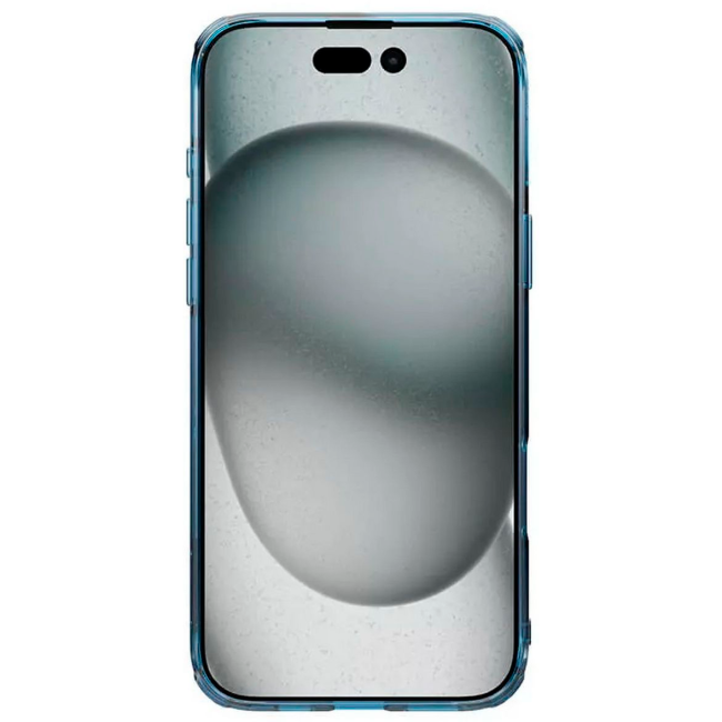 Чехол Nillkin Nature TPU Pro Magnetic Case 287273 для iPhone 16 (голубой) — фото 1