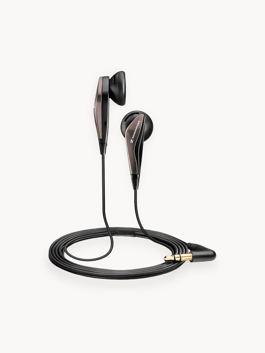 Наушники проводные Sennheiser MX 375, mini jack 3.5 mm, черный