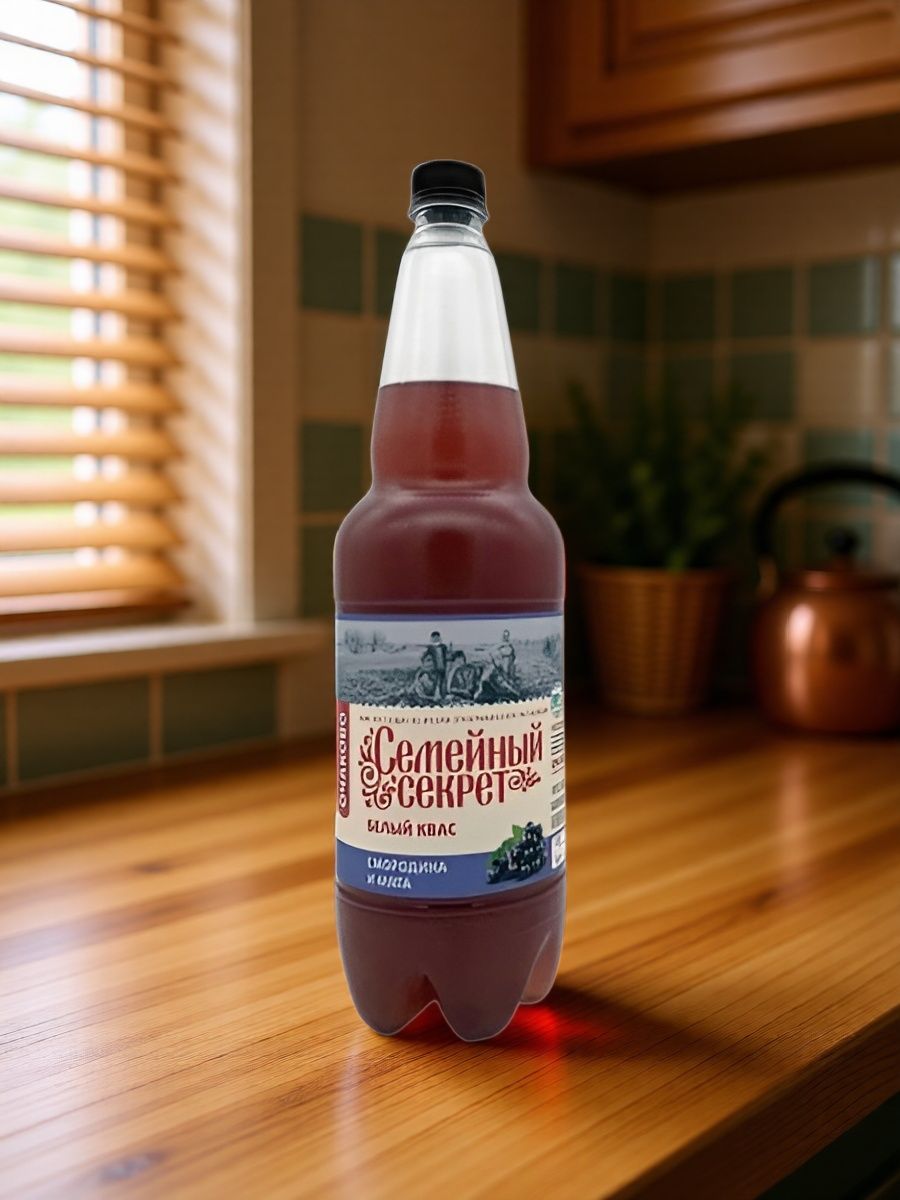 Квас Семейный Секрет (Очаково) Смородина и мята, 1,35 л х 1 шт