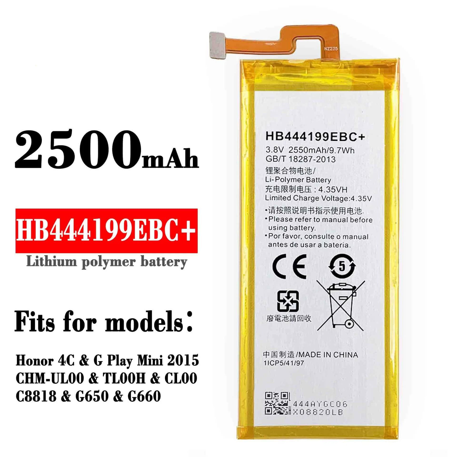 Аккумулятор для телефона Huawei Honor 4c HB444199EBC+ / HB444199EBC