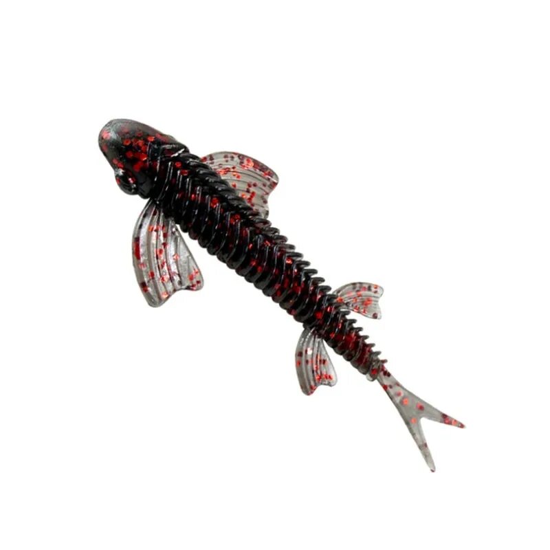 Бионические мягкие приманки-бабочки TPR, 55/65 мм, для ловли рыбы 5.5cm 10pcs, BALCK