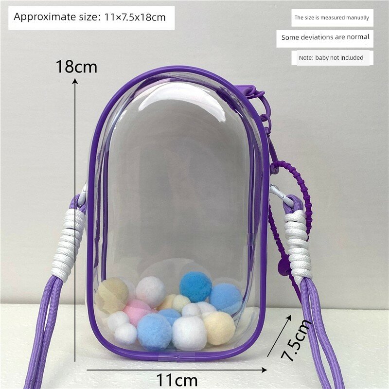 Сумка-чехол Miniso Yoyo Star Collaboration для хранения и переноски кукол 18 см, хлопковый защитный чехол для кукол.
