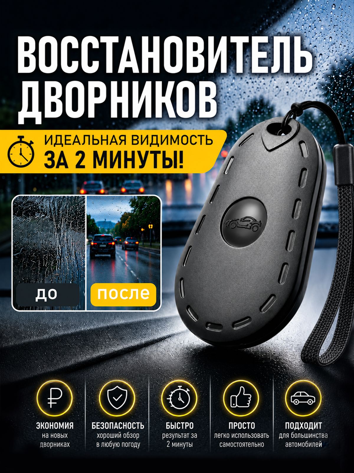 Восстановитель щеток стеклоочистителя автомобиля, точилка для дворников, ремонт щеток стеклоочистителя, для автомобиля