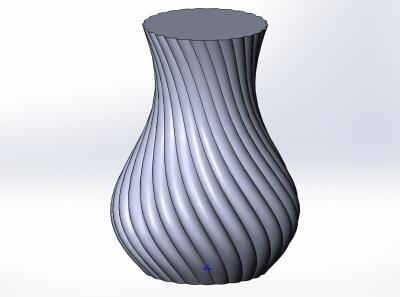 Ваза декоративная «Спиральная ваза из статьи», 3D-печать, 3DOPRU арт. VASE-3DT-3a81ed579e0d