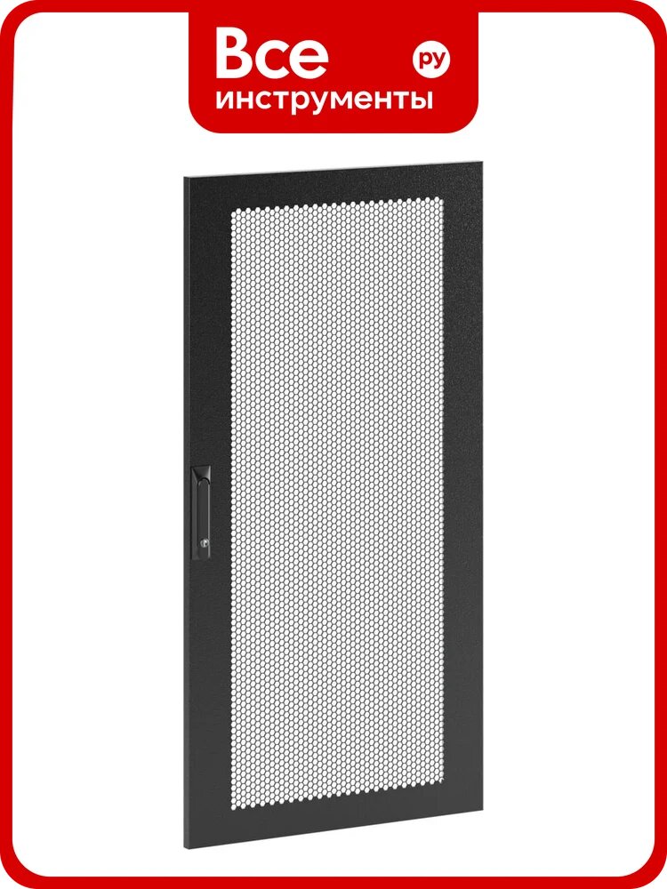 Дверь DKC перфорированная одностворчатая для IT CQE 2200x600 RAL9005 1 ШТ RBITCPMS2260