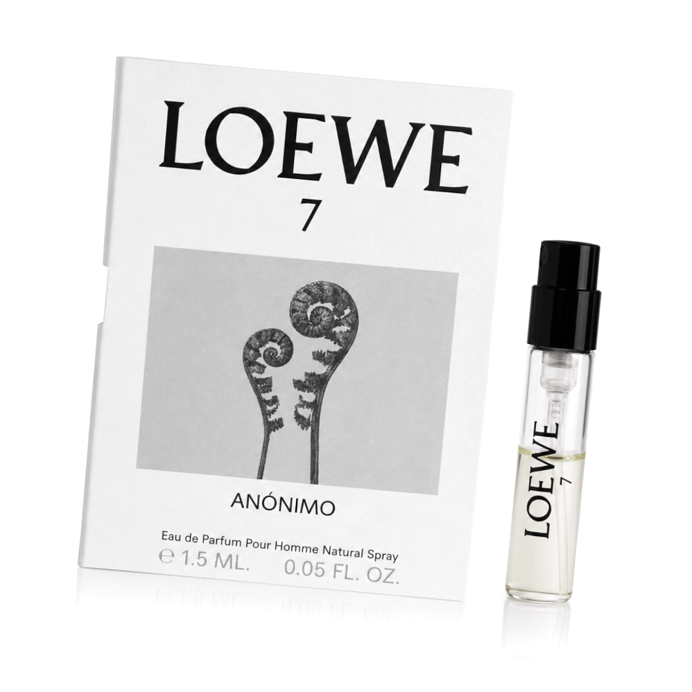 Loewe 7 Anonimo мужская парфюмерная вода 1.5 мл сэмпл - Лоеве 7 Анонимо миниатюра аромата