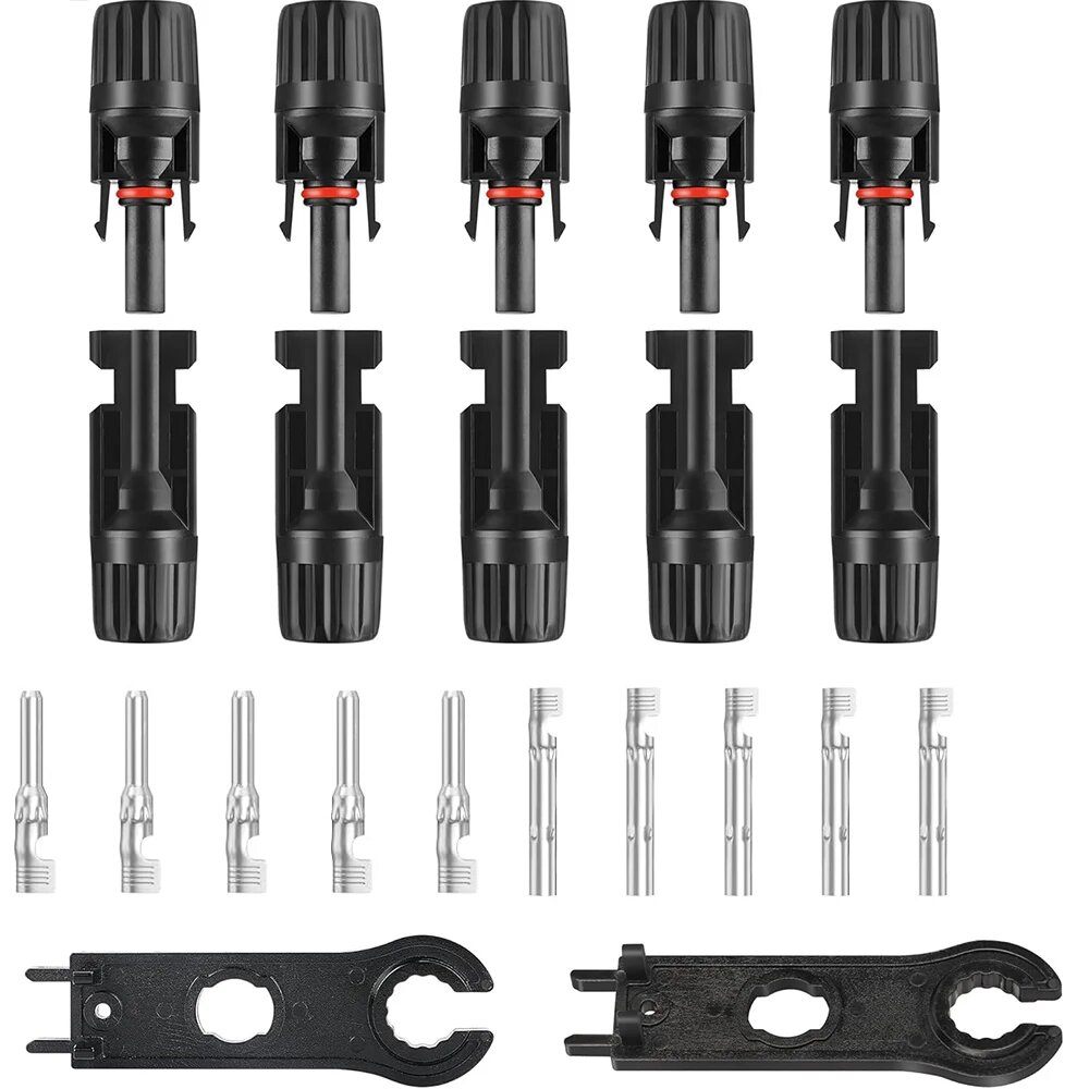 Разъемы для солнечных панелей AOKIN IP67 1000В 30А 10AWG with spanner