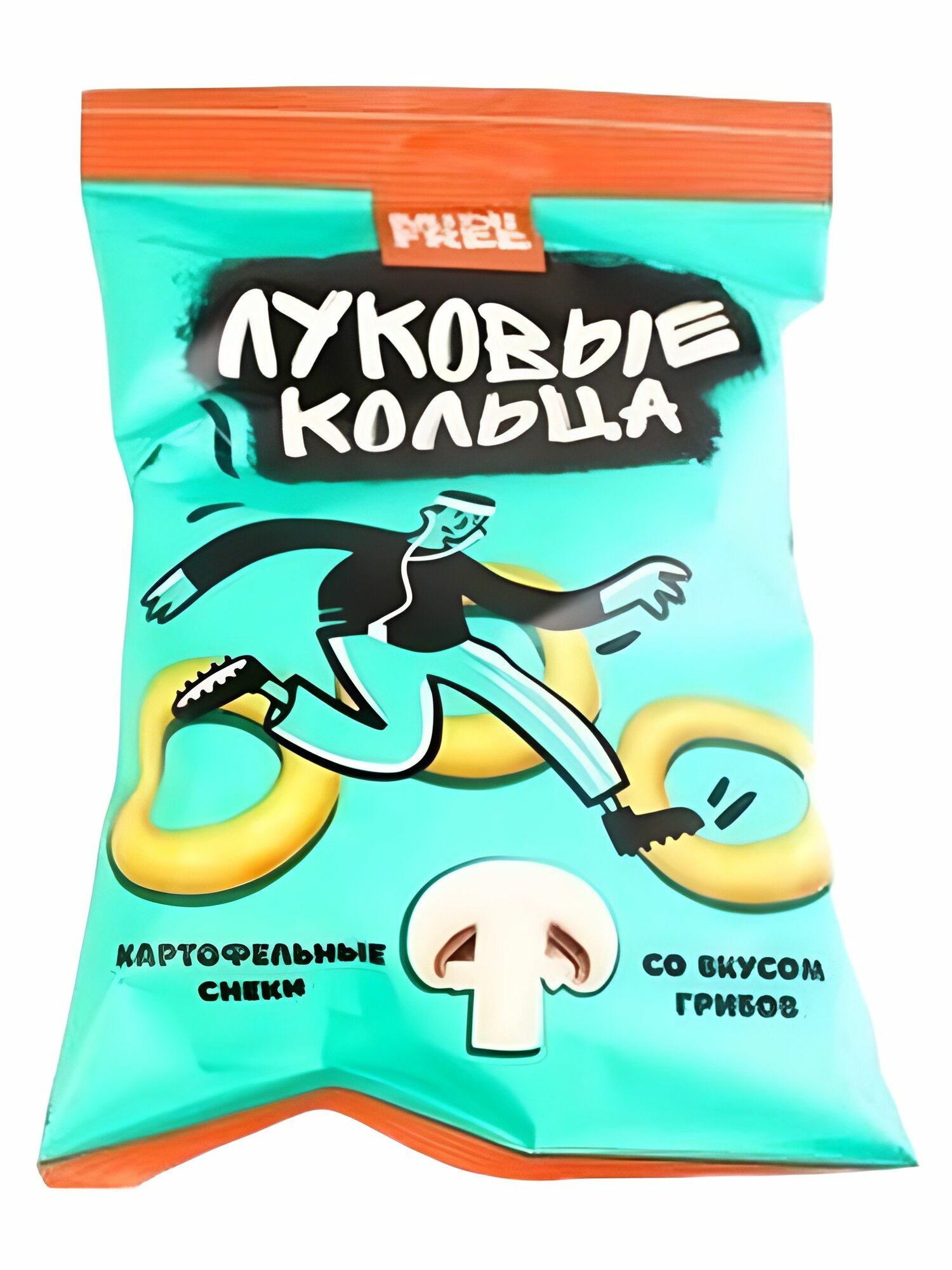 Mini Free, луковые кольца со вкусом грибов, 45 г