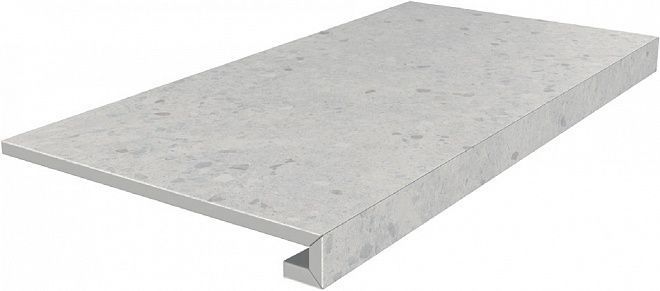 SG632420R/GCF Ступень клееная Терраццо серый светлый 33x60x0,9