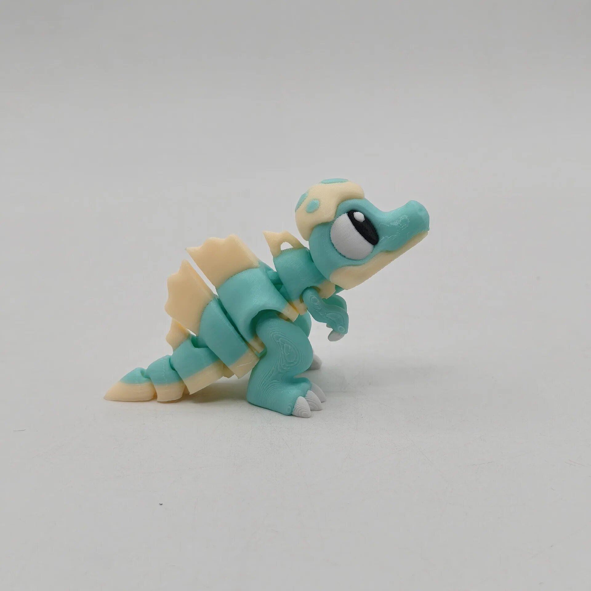 Фигурка динозавр Тираннозавр Рекс 3D пластик Голубой, Spinosaurus