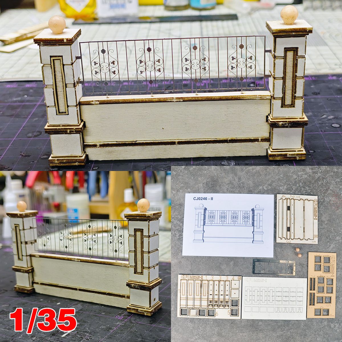 Cor 1/35 сборная модель дома диорама