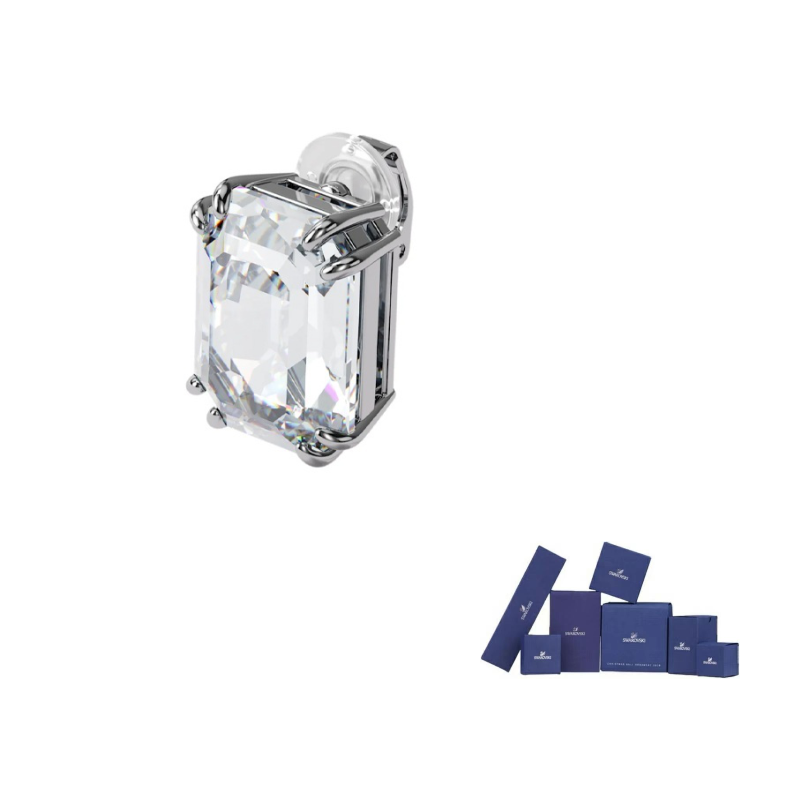 Серьги клипсы SWAROVSKI, кристаллы Swarovski