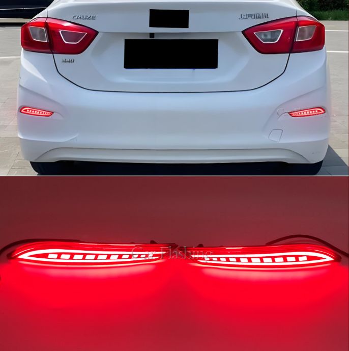 Фара автомобильная, Задний фонарь, 2 шт, арт. Chevrolet Cruze II 2015-2018