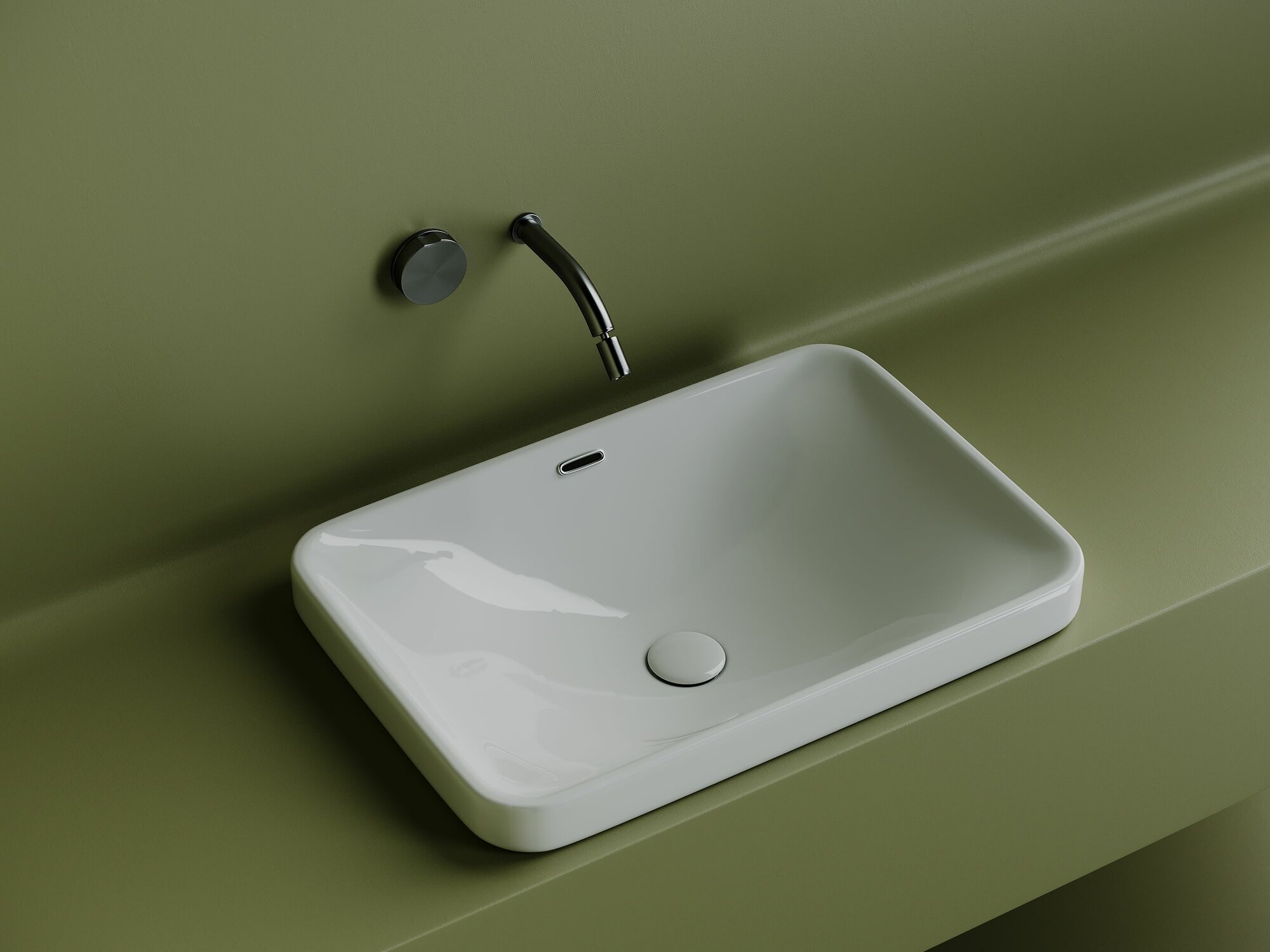 Мебельная раковина Ceramicanova Element 60 CN5041 белая