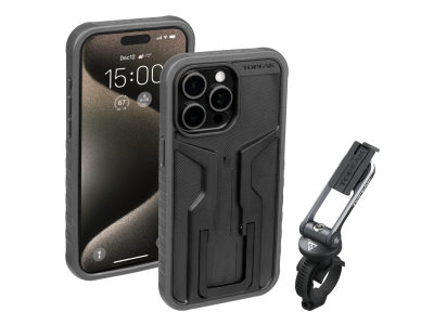 Чехол для смартфона TOPEAK RIDECASE IPHONE 15 PRO MAX BLACK / GRAY