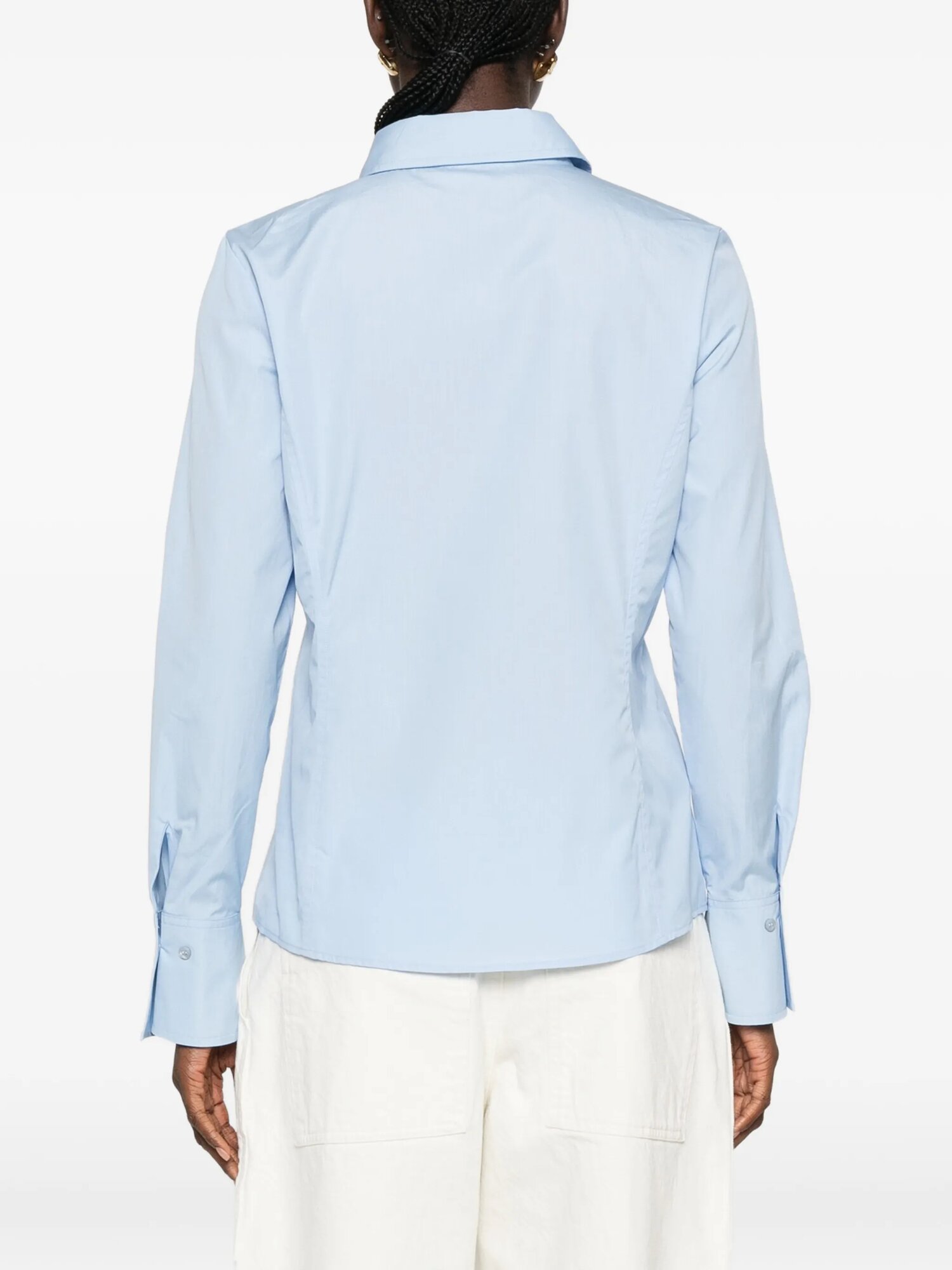 Рубашка iBlues Button-down long-sleeve shirt, размер 44, синий — фото 1